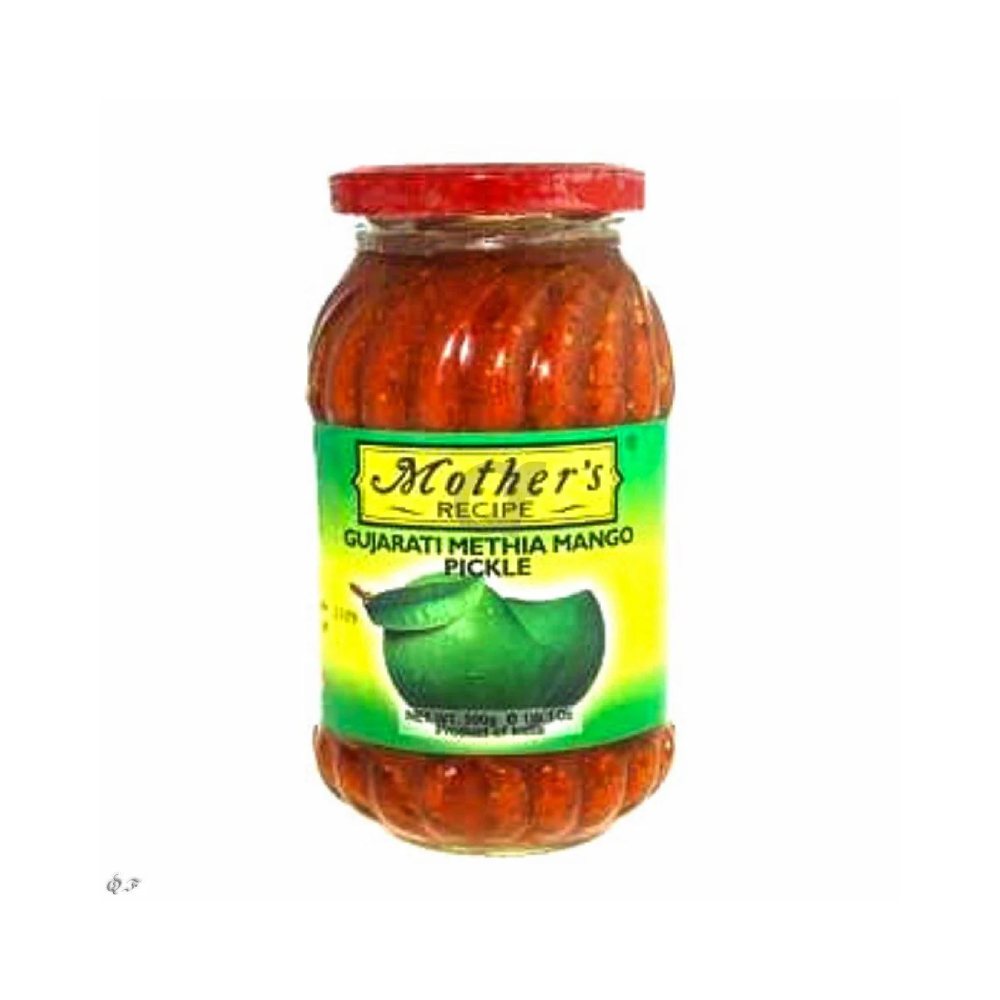 MOTHER’S GUJARATI METHIA MANGO PICKLE 500G – Desi Mart