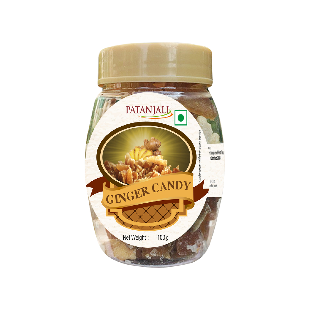 PATANJALI GINGER CANDY 100GM – Desi Mart